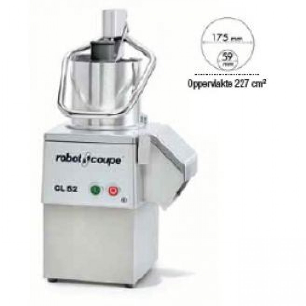 Vegetable cutter CL 52 single phase